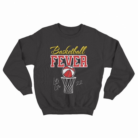 WNBA | Sweaters | Basketball Fever Womens Basketball Black Sweatshirt ...